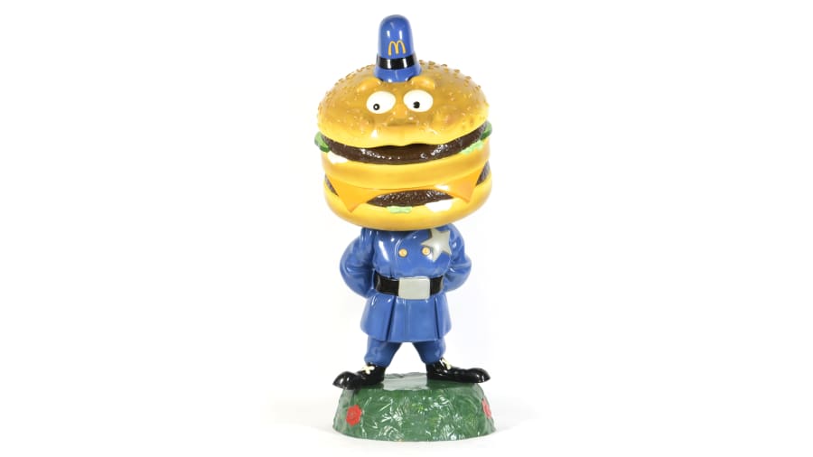 Officer Big Mac McDonalds Figure 32x72 at The Road Art Auction 2015 as ...