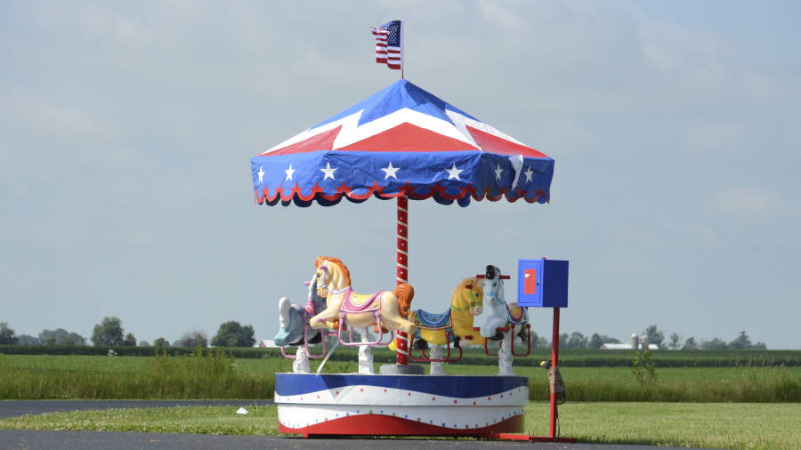 American Classic Carousel 72x108x72 at The Road Art Auction 2015 as ...