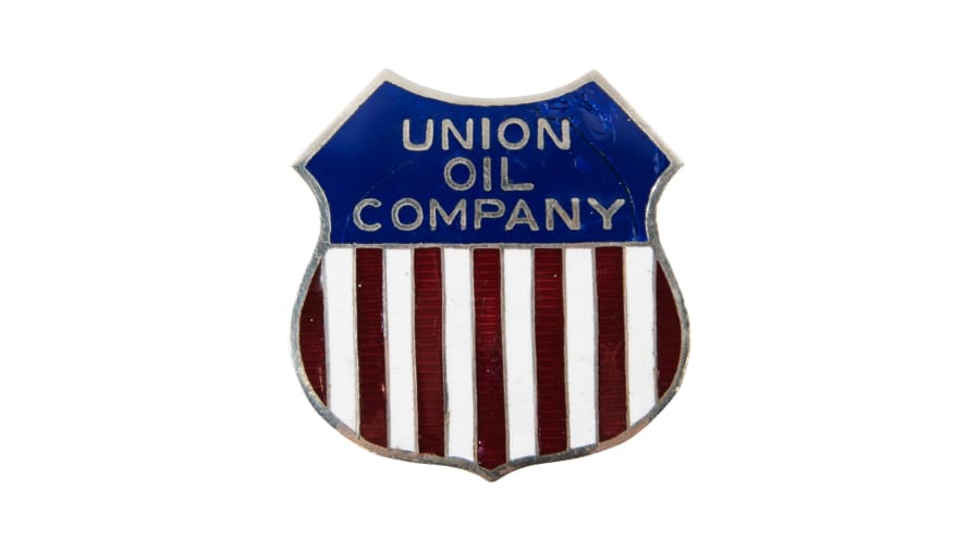 Union Oil Company Badge at The Road Art Collection 2016 as T30 - Mecum ...