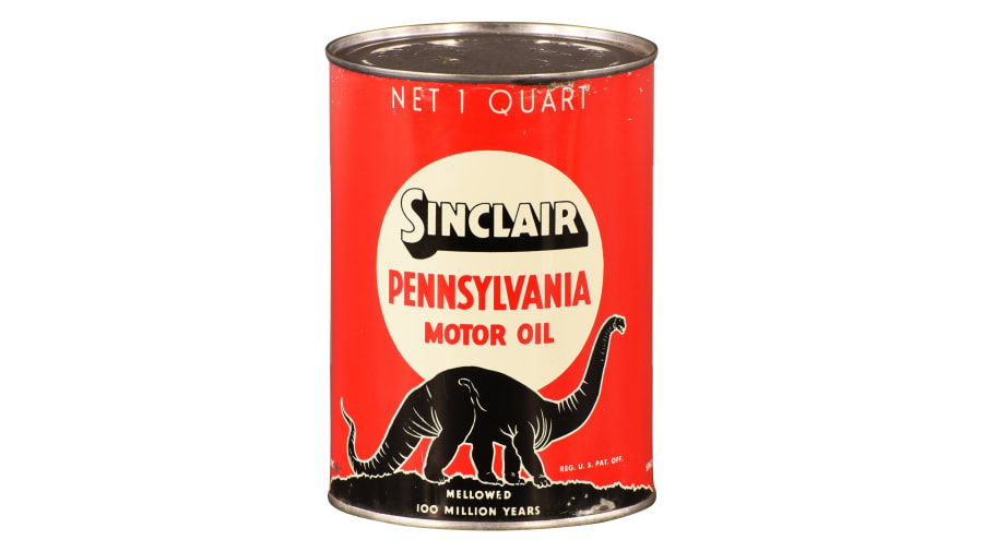 Sinclair Pennsylvania Motor Oil One Quart Oil Can at The Road Art ...