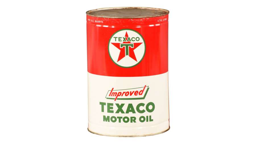 Improved Texaco Motor Oil Cans Lot Of 3 at The Road Art Collection 2016 ...