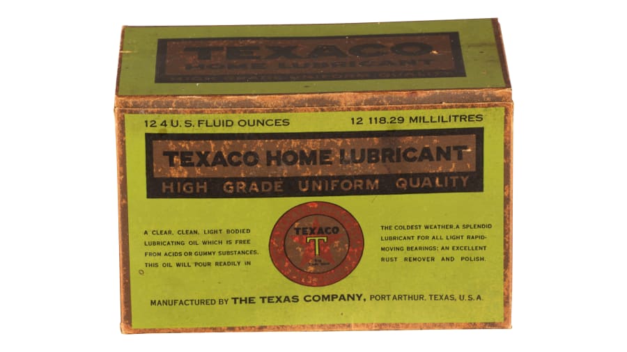 Texaco Home Lubricant Full Case Of 12 Oil Cans for sale at The Road Art ...
