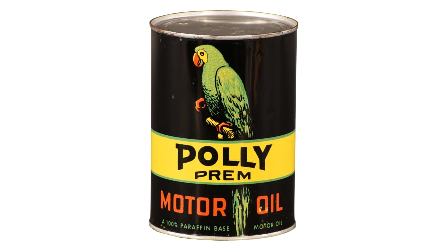 Polly Prem Motor Oil One Quart Oil Can for sale at The Road Art ...