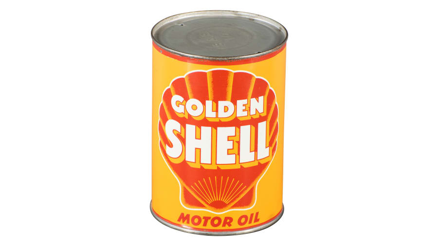 Golden Shell Motor Oil One Quart Oil Can for sale at The Road Art ...