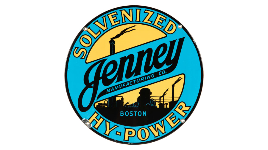 Jenney Solvenized Hy-Power PP Sign SSP 12 Inches for Sale at Auction ...