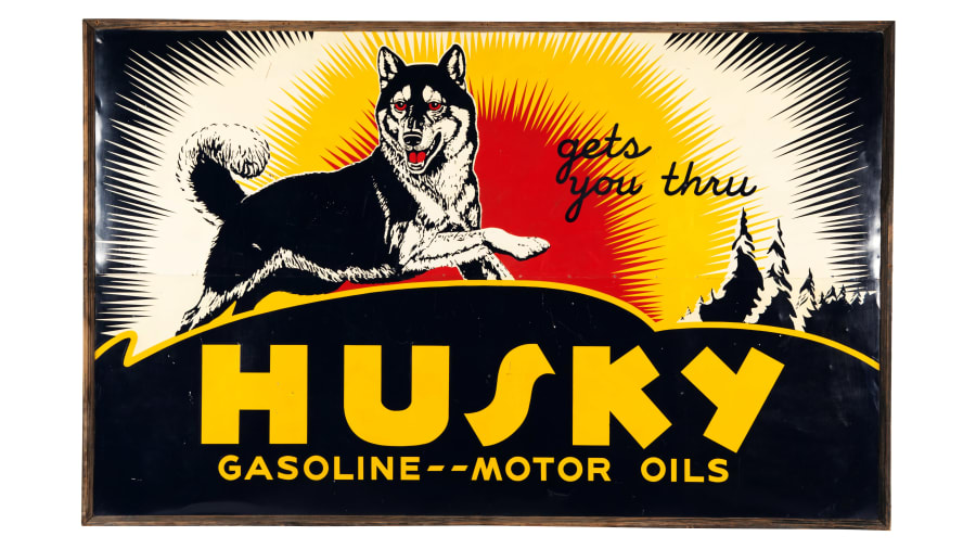 Husky Gasoline Motor Oil Sign SST 97x61 for Sale at Auction - Mecum ...