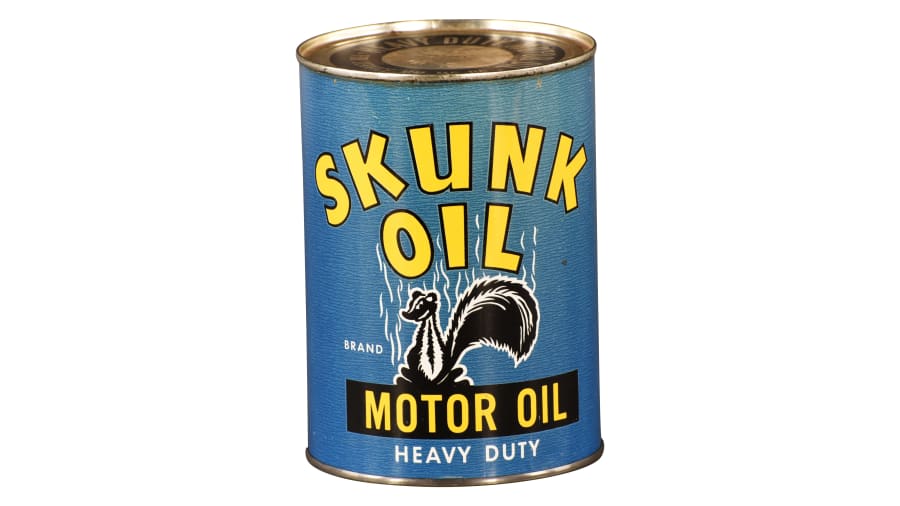 Skunk Oil Motor Oil One Quart Oil Can at The Road Art Collection 2016 ...