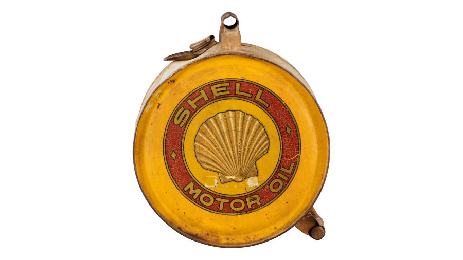 Shell Motor Oil Five Gallon Rocker Oil Can at The Road Art Collection ...