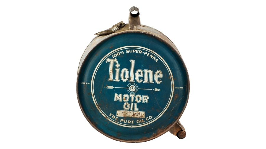 Tiolene Motor Oil Five Gallon Rocker Oil Can for sale at The Road Art ...