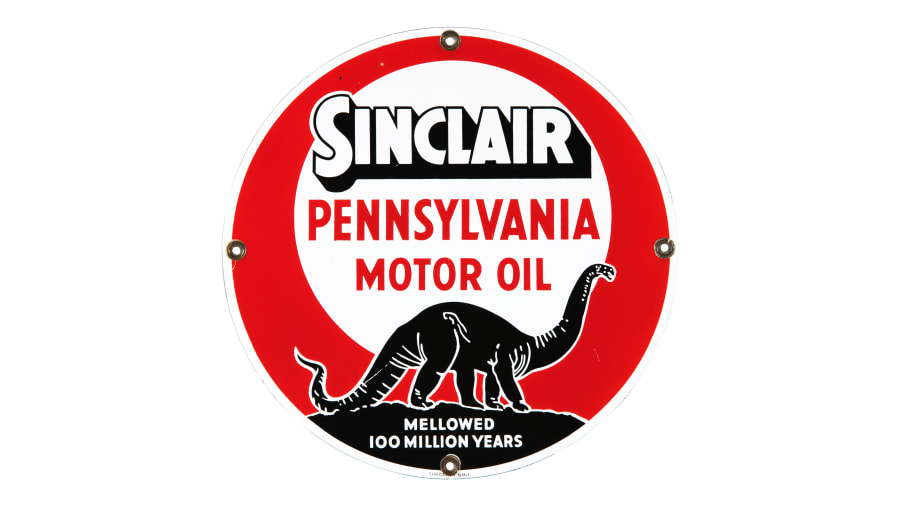 Sinclair Pennsylvania Motor Oil Sign SSP 16 Inches for Sale at Auction ...