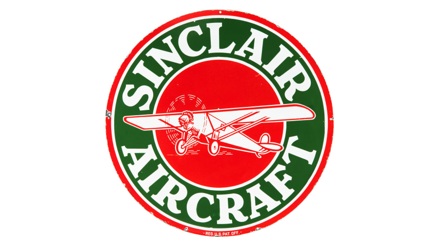 Sinclair Aircraft Sign DSP 47.5 Inches at The Road Art Collection 2016 ...