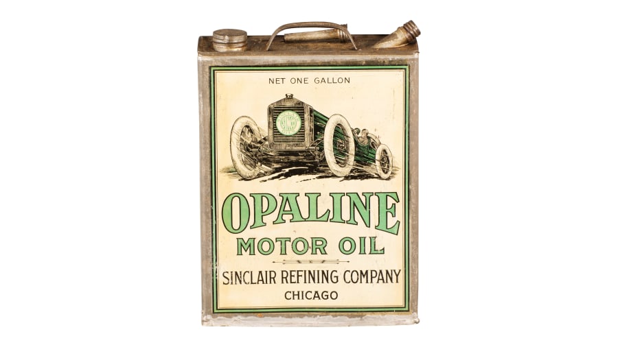 Opaline Motor Oil Sinclair Sinco Oil Can at The Road Art Collection ...