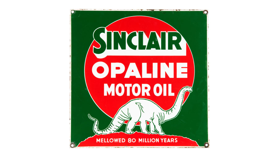 Sinclair Opaline Motor Oil Sign SSP 24x24 at The Road Art Collection ...