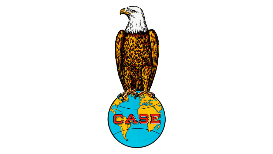 Case Eagle On Globe Sign SSP 33.5x81.25x1 for Sale at Auction - Mecum ...
