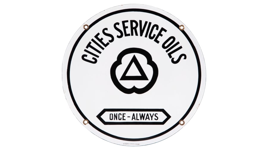 Cities Service Oils Sign SSP 16 Inches for Sale at Auction - Mecum Auctions