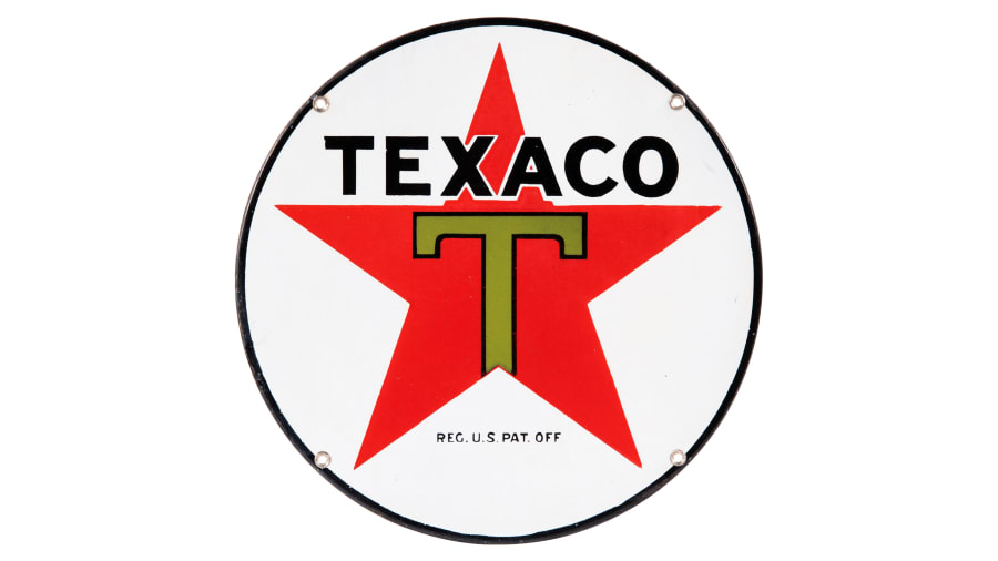 Texaco Lubester Sign SSP 15 Inches at The Road Art Collection 2016 as ...