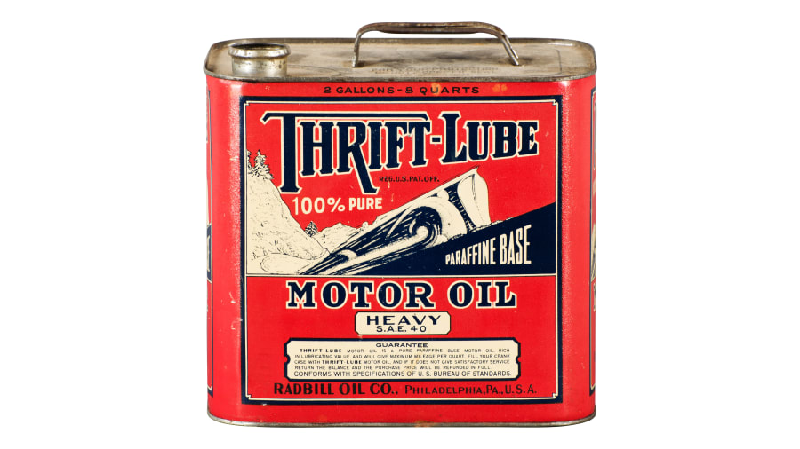 Thrift-Lube Motor Oil Heavy Sae 40 Oil Can for Sale at Auction - Mecum ...