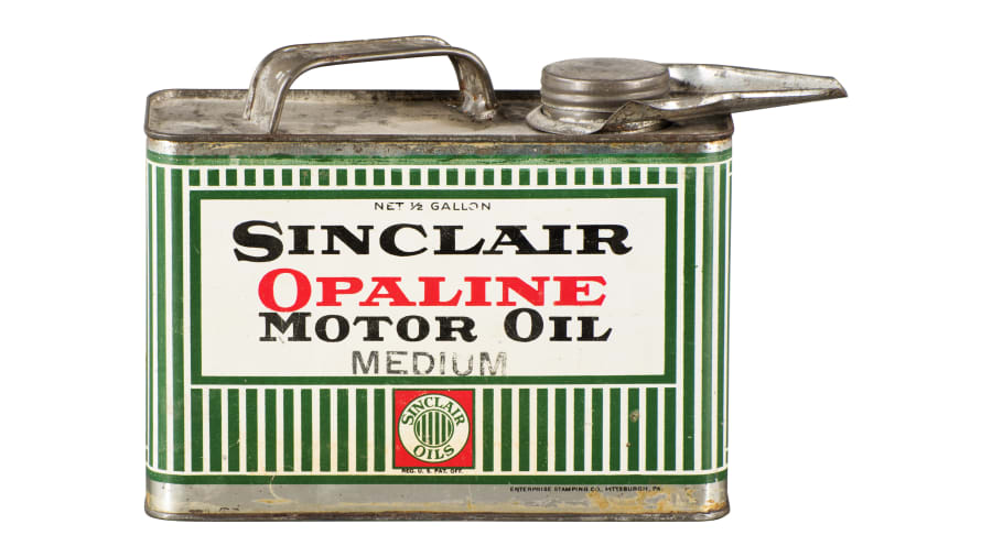 Sinclair Opaline Motor Oil Medium Oil Can at The Road Art Collection ...