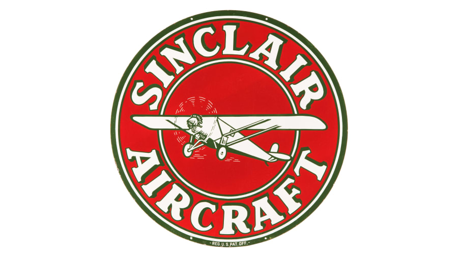 Sinclair Aircraft Sign DSP 47.75 Inches for Sale at Auction - Mecum ...