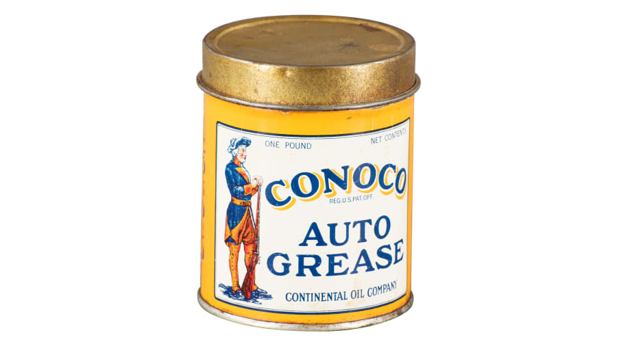 Lot Of 2 Conoco Auto Grease Grease Cans at The Road Art Collection 2016 ...
