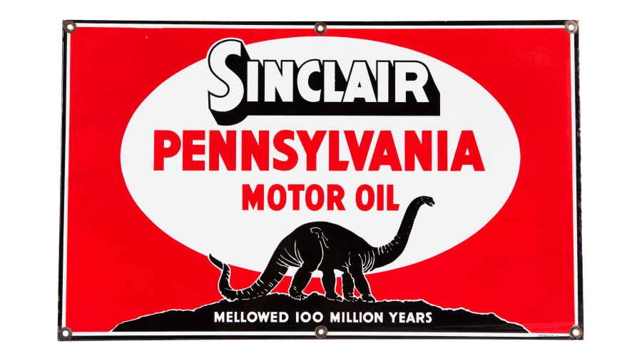 Sinclair Pennsylvania Motor Oil Sign SSP 34x21 at The Road Art ...