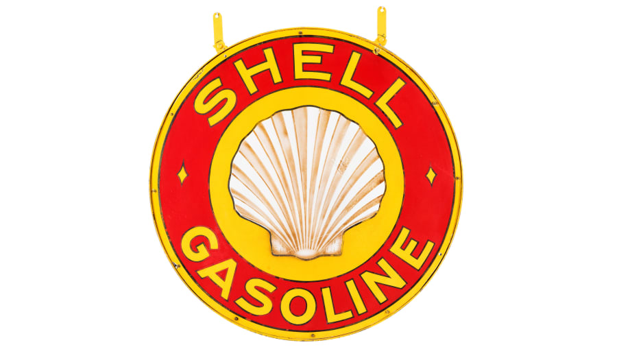 Shell Gasoline Sign SSP 36 Inches for sale at The Road Art Collection ...