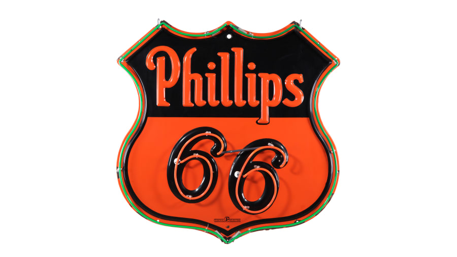 Phillips 66 Shield Neon Sign SSPN 48x48x5 at The Road Art Collection ...