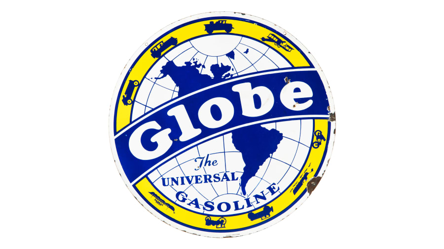 Globe Gasoline Sign DSP 29.75 Inches at The Road Art Collection 2016 as ...