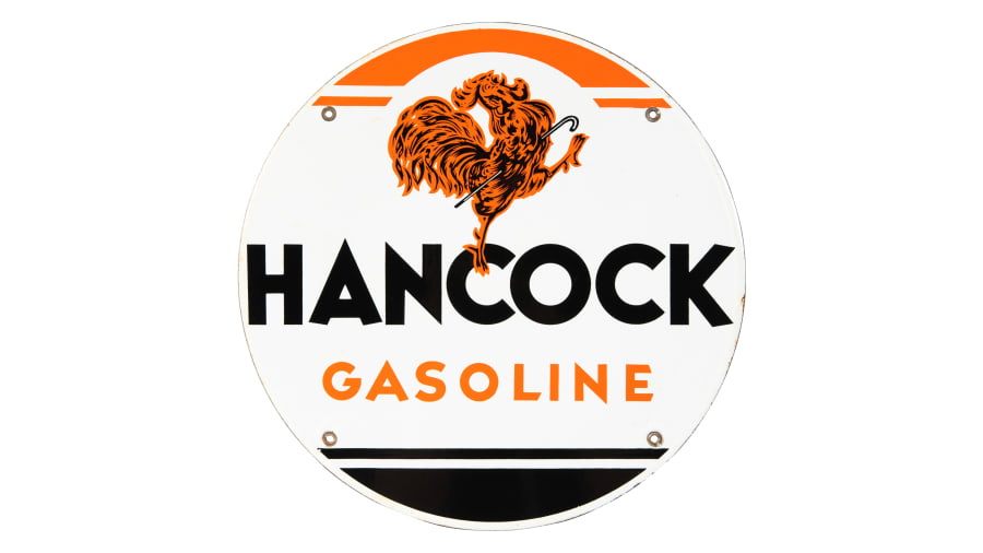 Hancock Gasoline Pp Sign SSP 12x12 at The Road Art Collection 2016 as ...