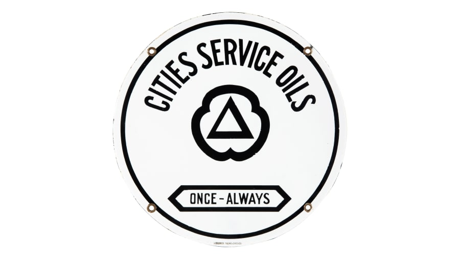 Cities Service Sign SSP 16 Inches at The Road Art Collection 2016 as ...