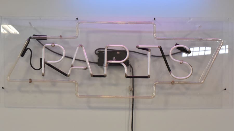 Chevrolet Parts Neon Sign 47x18x4 at Indy Road Art 2017 as H35 - Mecum ...