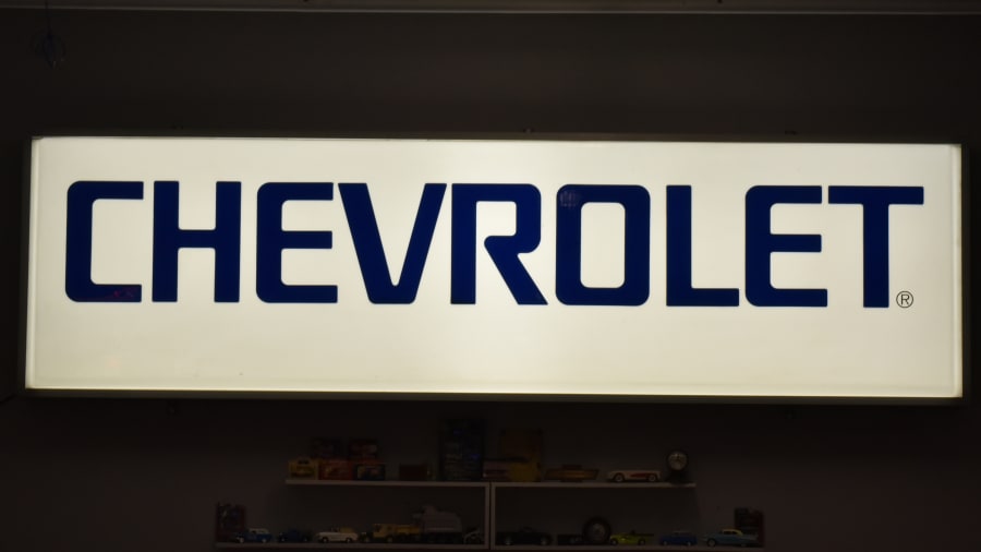 Chevrolet Lighted Sign for Sale at Auction - Mecum Auctions
