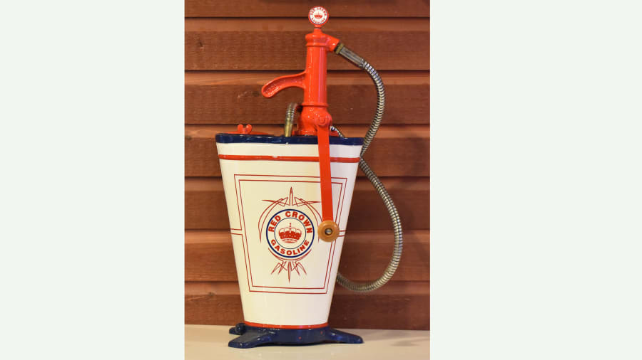 Red Crown Oil Pump 14x27x12 at Indy Road Art 2017 as J133 - Mecum Auctions