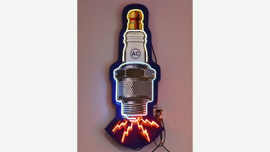 AC Spark Plug Neon Sign SSN 19x48x4 at Indy Road Art 2017 as J138 ...