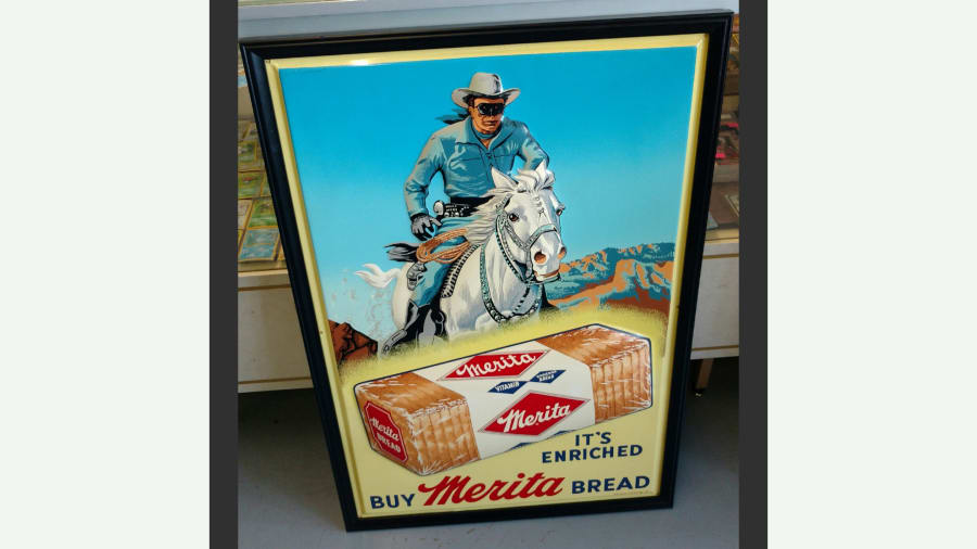 Lone Ranger Merita Bread Sign for Sale at Auction - Mecum Auctions