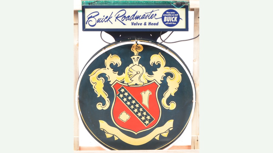1940s Buick Neon Dealership Sign 31x30 at Indy Road Art 2017 as K151 ...