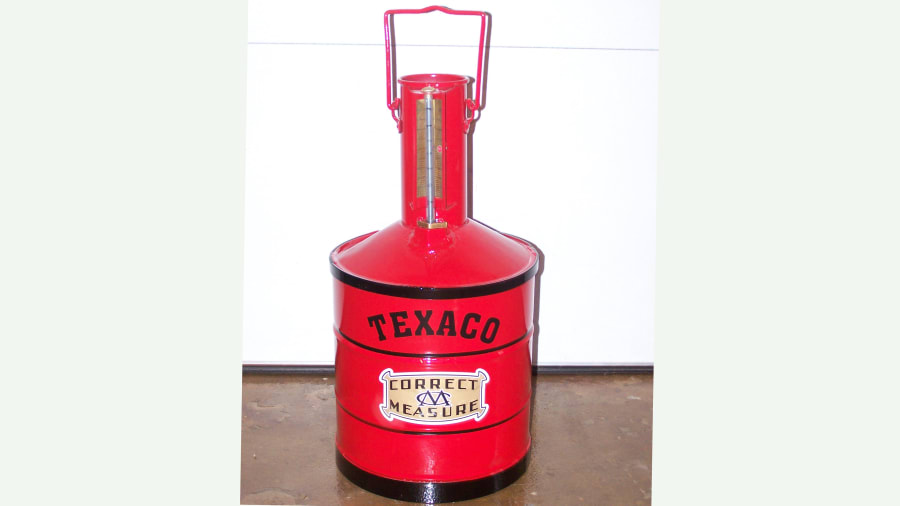 Texaco 5 Gallon Test Gas Can at Indy Road Art 2017 as K157 - Mecum Auctions