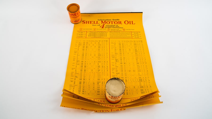 Shell Grease Cans And Lubrication Guide for sale at The Road Art ...