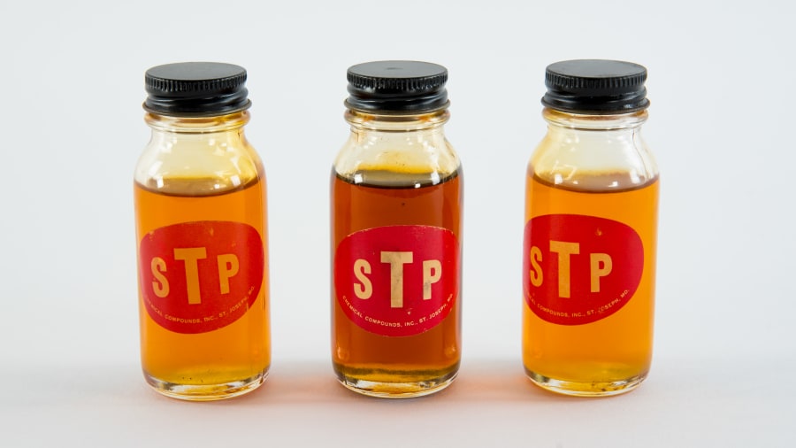 Lot Of 3 STP Bottles at The Road Art Collection 2017 as W355 - Mecum ...