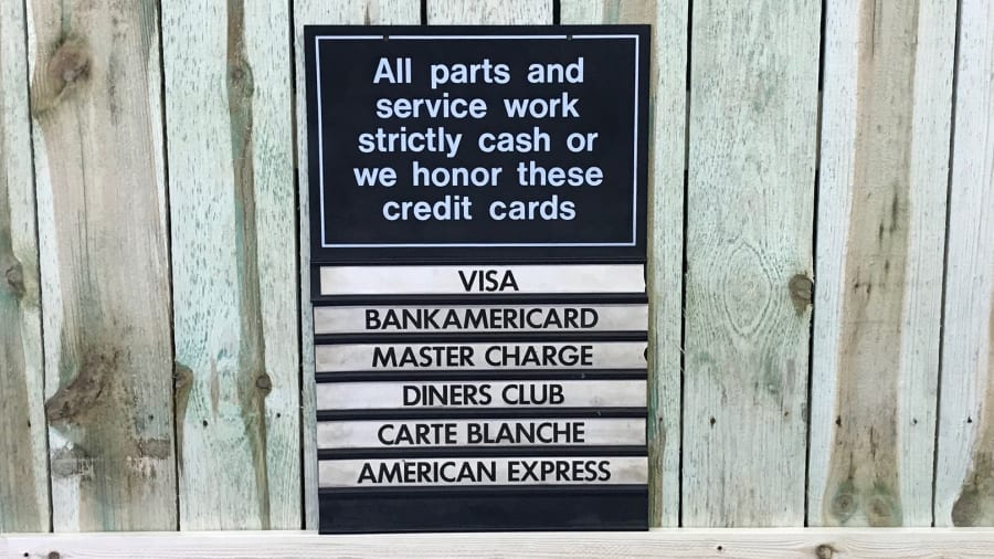 Parts And Service Work Sign Single Sided Plastic 15 In. X 23 In. at The ...