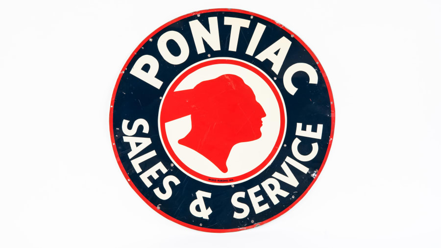 Pontiac Sales & Service SST 29 In. X 29 In. at The Road Art Collection ...