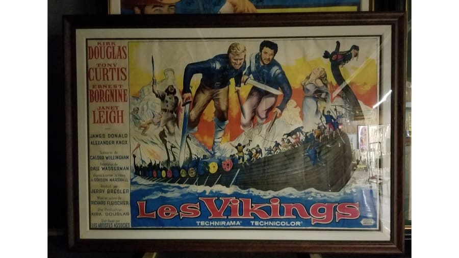 Les Vikings Movie Poster 75 In. X 108 In. at The Road Art Collection ...