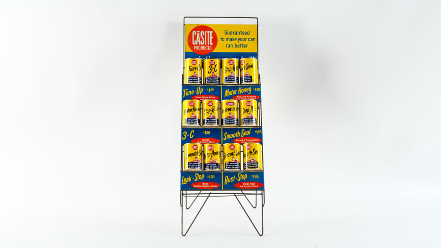 Casite Oil Can Display With Cans at The Road Art Collection 2017 as ...