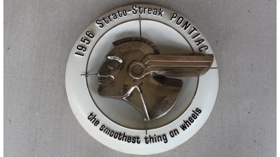 Pontiac Strato Streak Plastic Lighted Sign Circa 1956 36 In. X 36 In ...