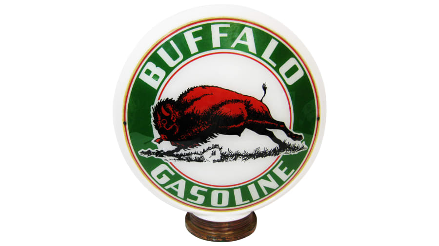 Buffalo Gasoline Globe at The Road Art Collection 2017 as F34 - Mecum ...