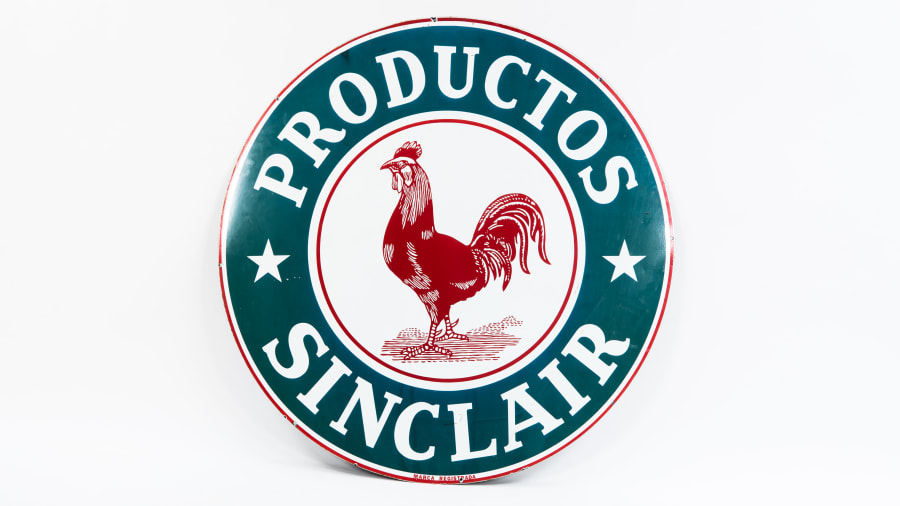 Sinclair Productos Chicken Sign SSP 48 In. X 48 In. for Sale at Auction ...