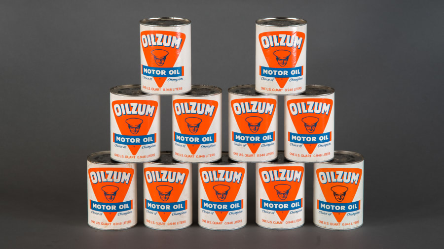 Oilzum Motor Oil Cans at The Road Art Collection 2017 as F140 - Mecum ...