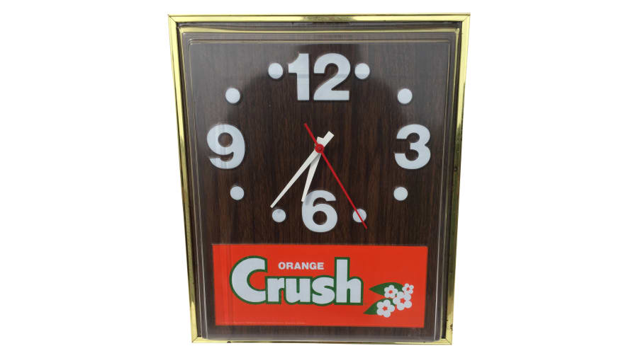 Orange Crush Clock at The Road Art Collection 2017 as S37 - Mecum Auctions