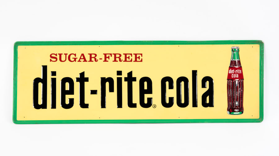Diet-Rite Cola SSTE 54 In. X 18 In. for sale at The Road Art Collection ...