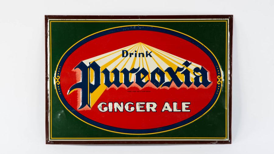 Drink Pureoxia Ginger Ale SSTE 27 In. X 19 In. for Sale at Auction ...
